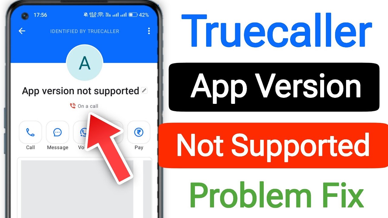 App version not supported Truecaller || How to fix truecaller app ...