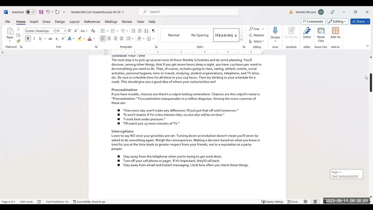 Word - Chapter 3 Word Project - YouTube