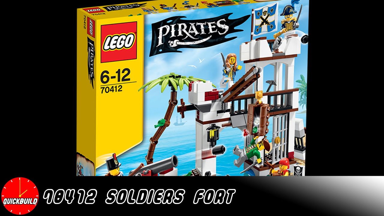 LEGO Pirates 70412 Soldier's Fort - Quick Build and Review - YouTube
