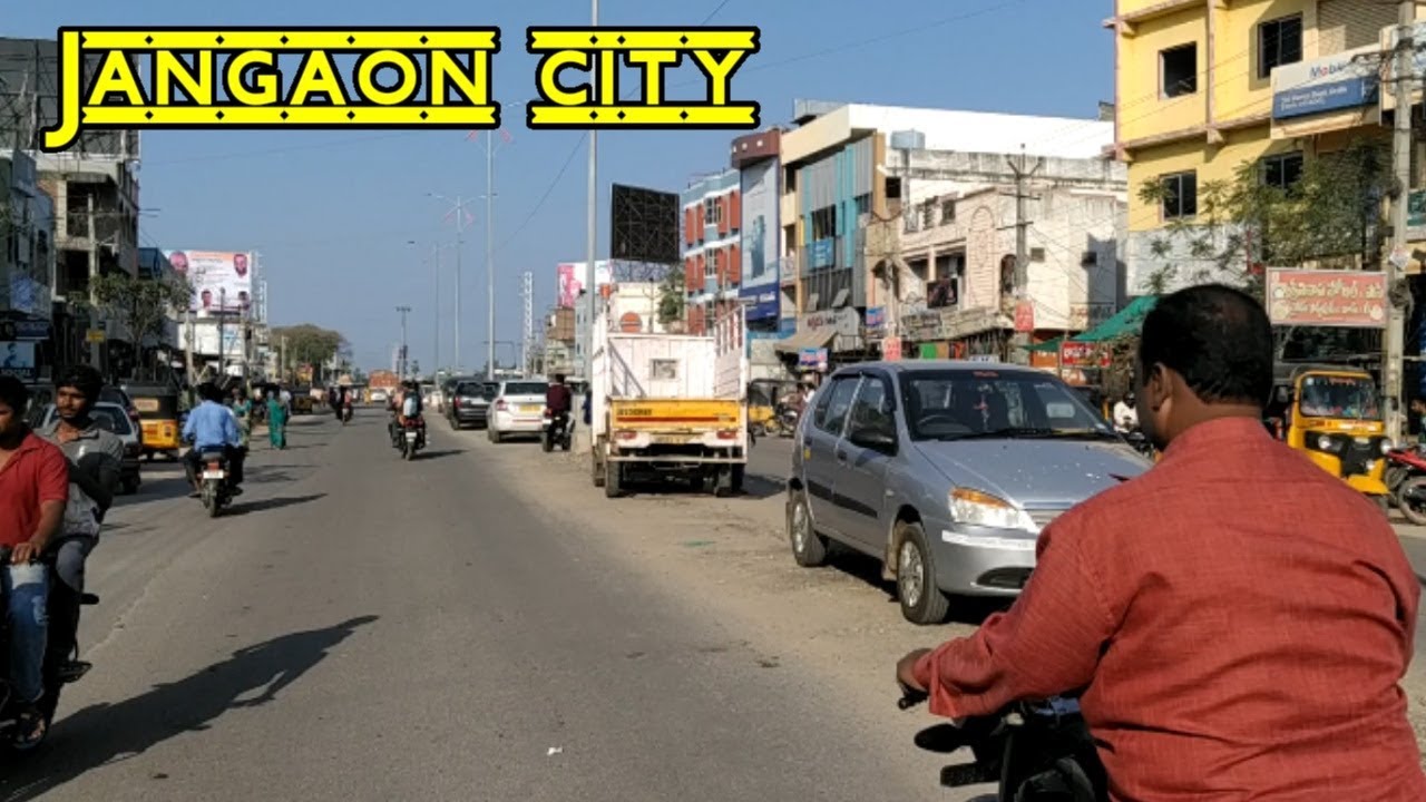 Jangaon city main road view || Jangaon areal view Telangana ...