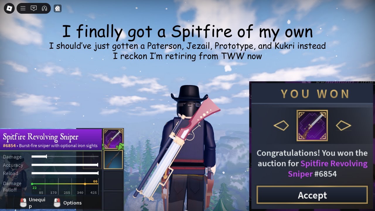 I FINALLY got a Spitfire | Roblox: The Wild West 4.0.1 - YouTube