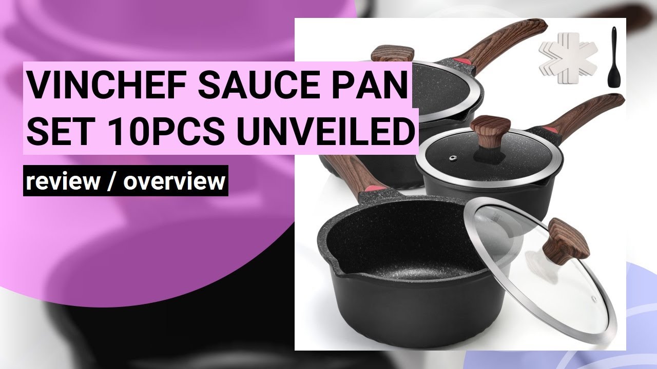 VINCHEF Sauce Pan Set Review: Nonstick Performance and Versatility ...