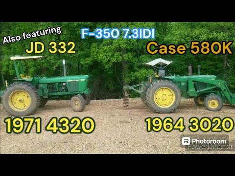 Fueling and cleaning up the John Deere 4320, 3020, 332, case 580k, 1991 ...