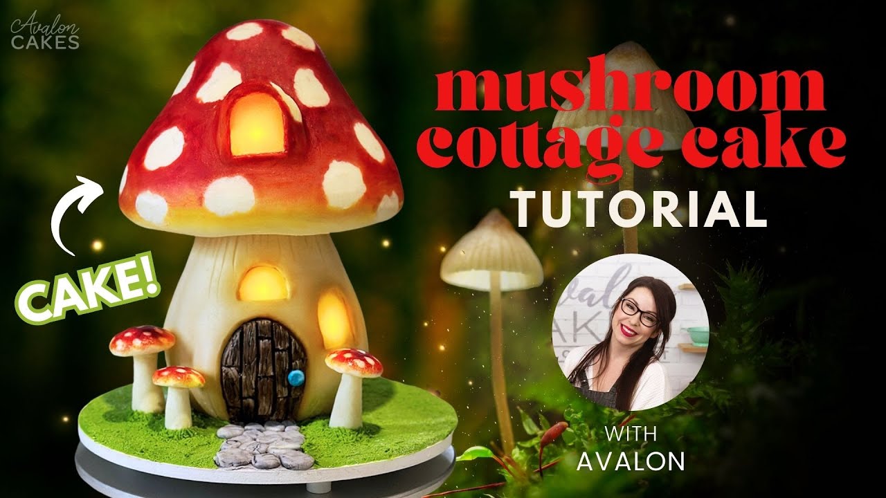 Cake! | Mushroom Cottage Cake | Tutorial Trailer 🍄 - YouTube