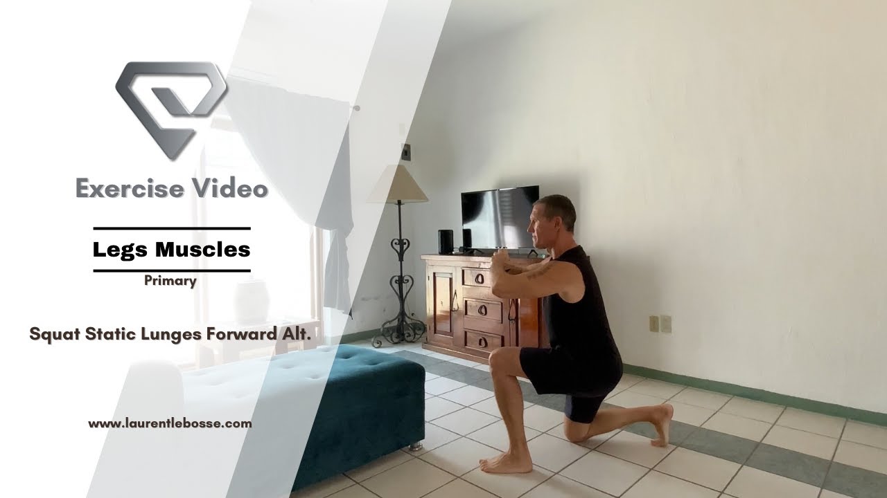 Squat Static Lunges Forward Alternate - YouTube