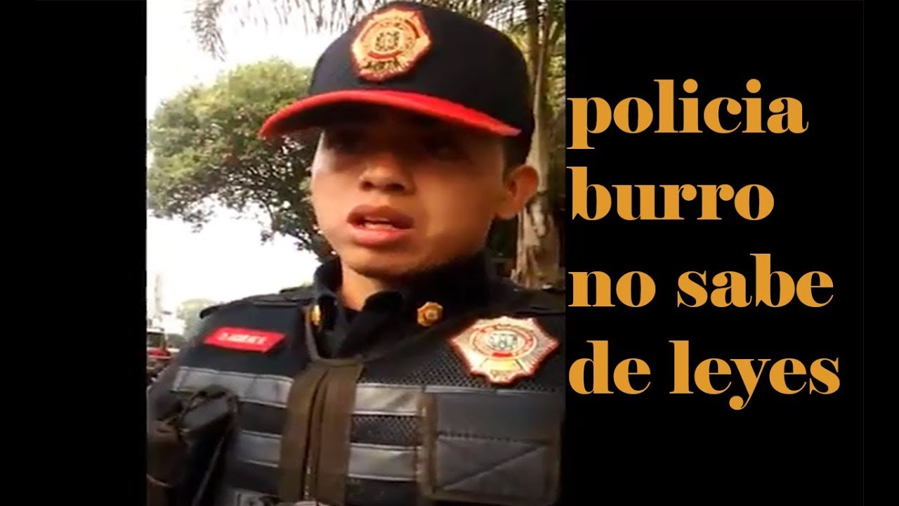 Arne Aus Den Ruthen │ POLICIA NO SABE DE LEYES NADA MAS LE FALTA ...