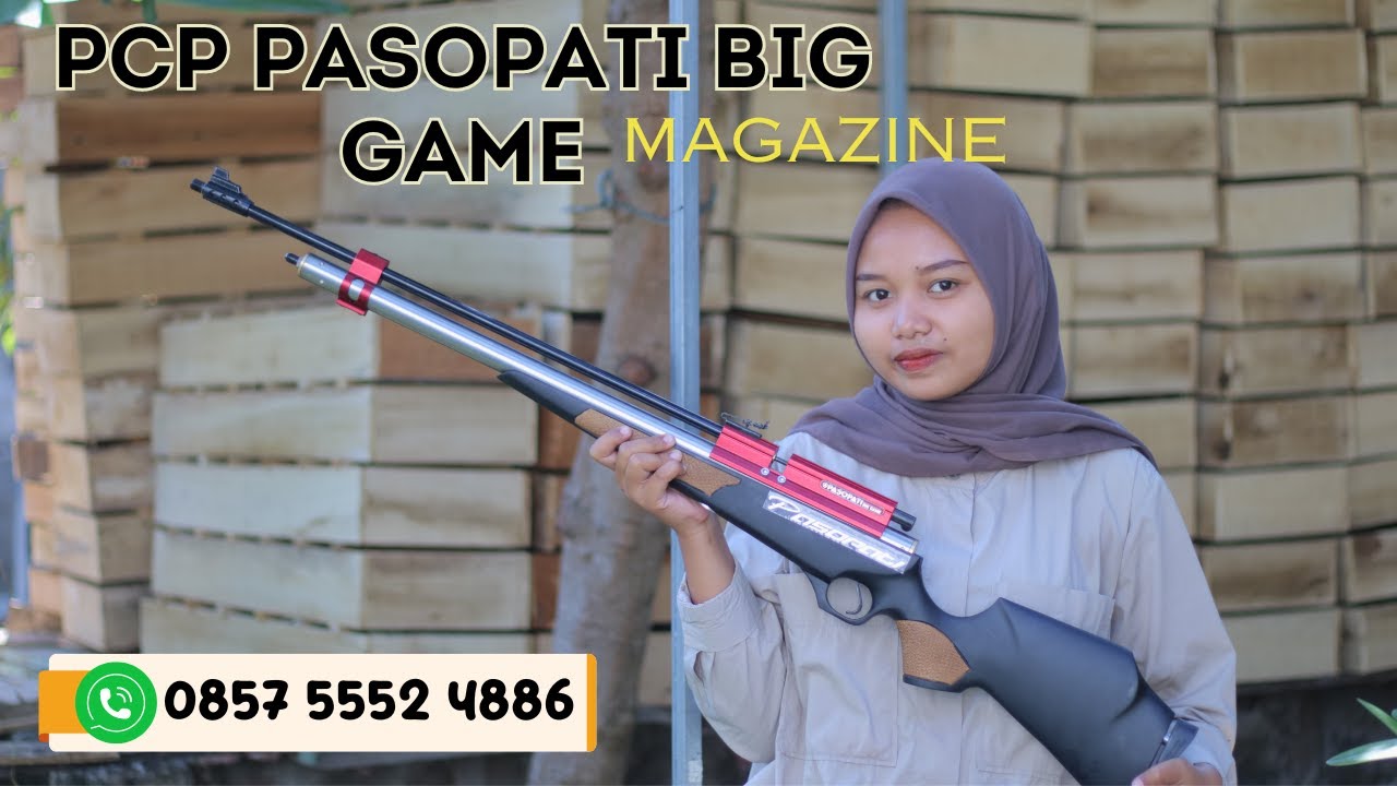 Senapan Angin PCP Pasopati Big Game Varian Magazine | Senapan Angin Big ...
