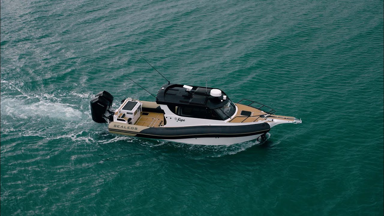 Sealegs 12M Amphibious Cabin RIB - YouTube