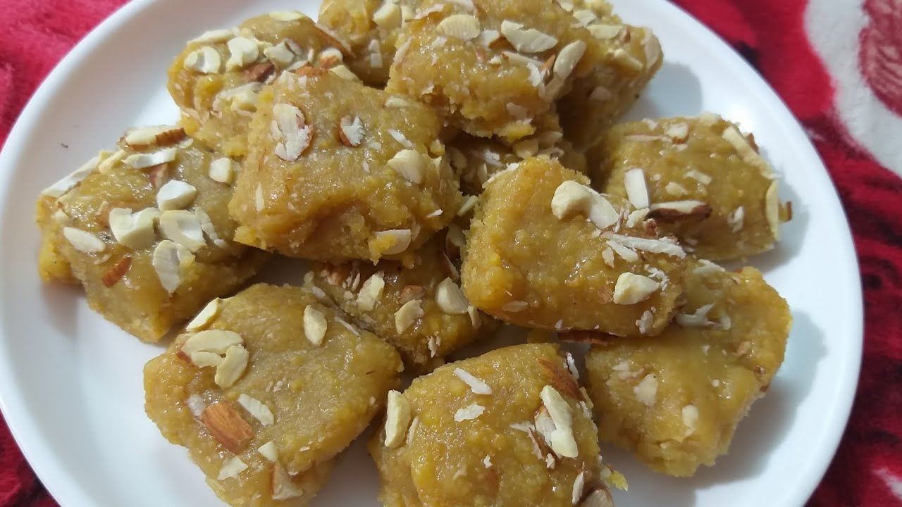 Mohan thal mithai recipe krishna janmasthami special mithai || besan ki ...