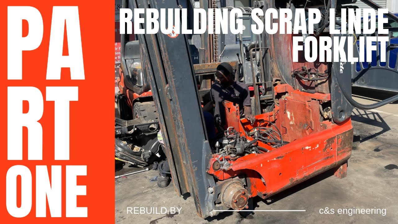 Rebuilding Scrap Electric Linde Forklift - Part One - YouTube