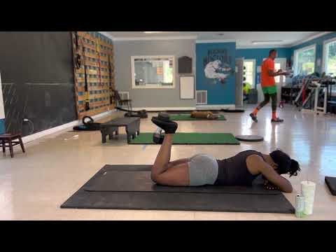 Prone dumbbell hamstring curls - YouTube