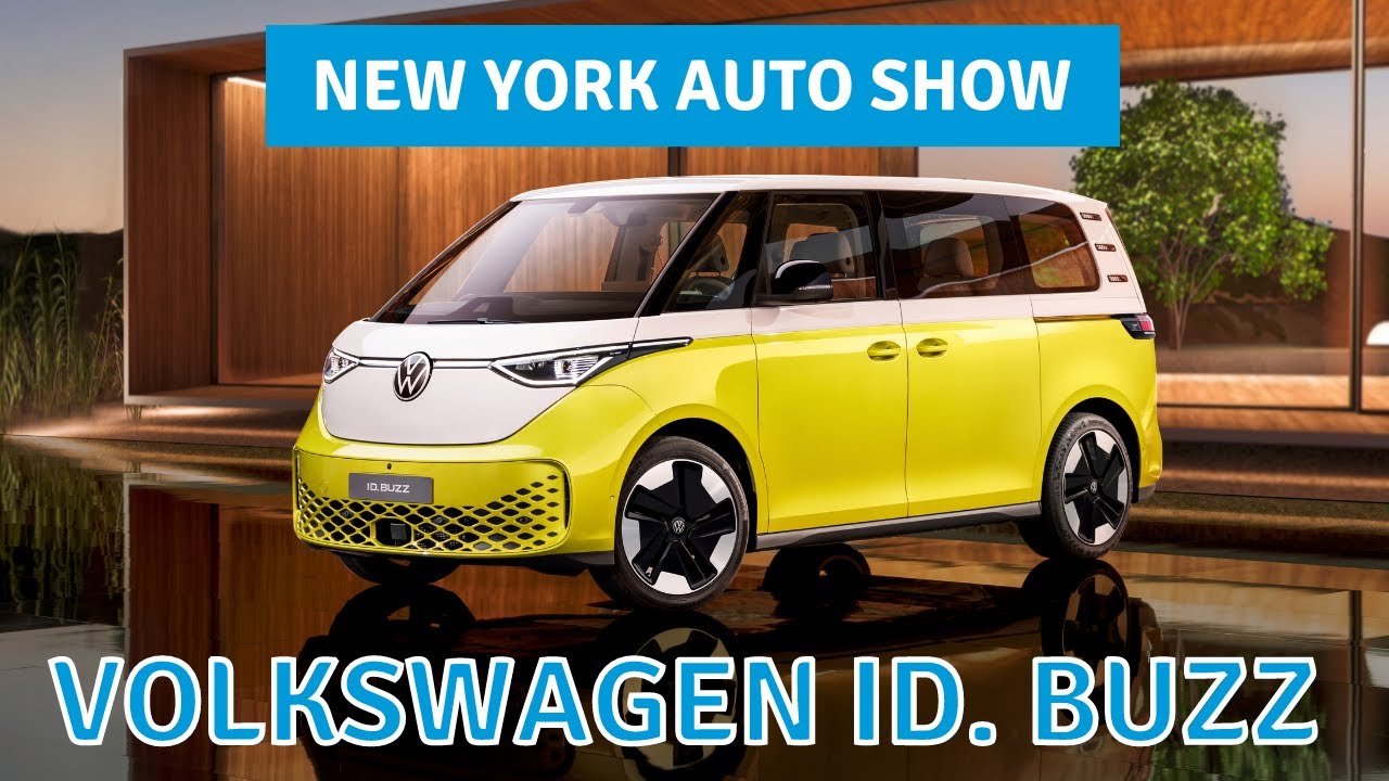 The GROOVY & ELECTRIC Volkswagen ID. Buzz | NY AUTO SHOW - YouTube