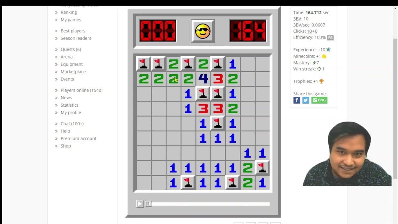 Trik main minesweeper pasti menang, sangat mudah. - YouTube