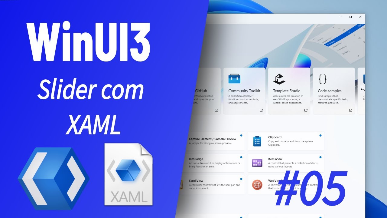 Winui3 C3 in xaml studio Slider #05 - YouTube