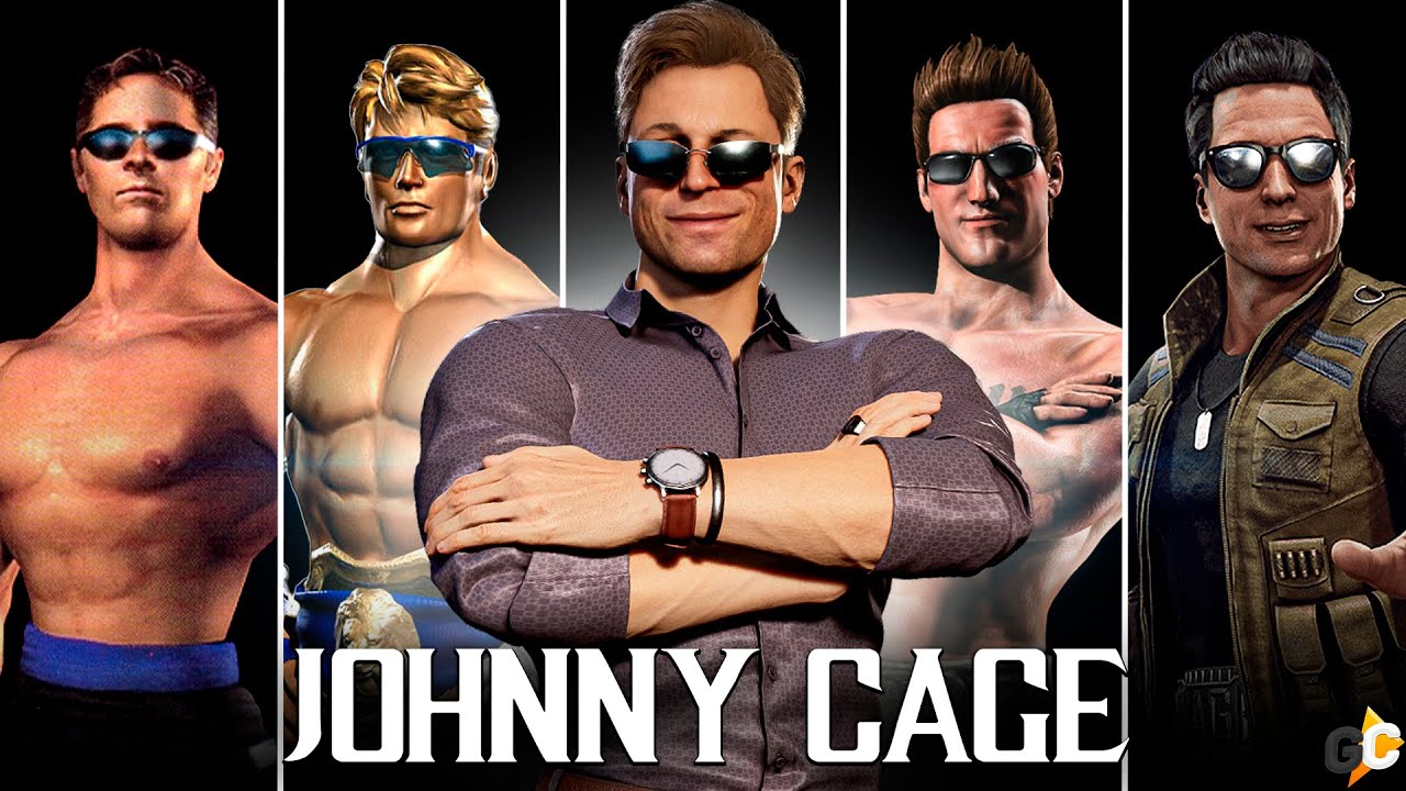 Mortal Kombat JOHNNY CAGE Evolution 1992-2023 | 2K 60FPS - YouTube