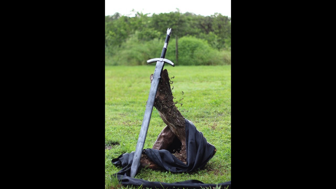 MAKING A RING WRAITH SWORD, FINISHED!!!!!!!! - YouTube