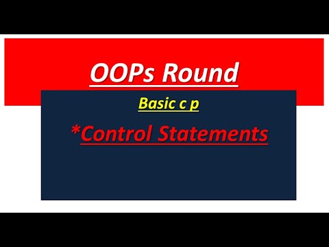 Control Statements Detailed Video,Its Types? JAVA OPPs Round Basic C_P part 3|| FUMIGATION ...