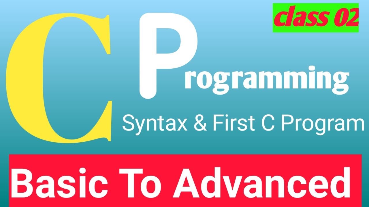 c syntax|| first c program || how to run c program || what is syntax in c || run first program ...
