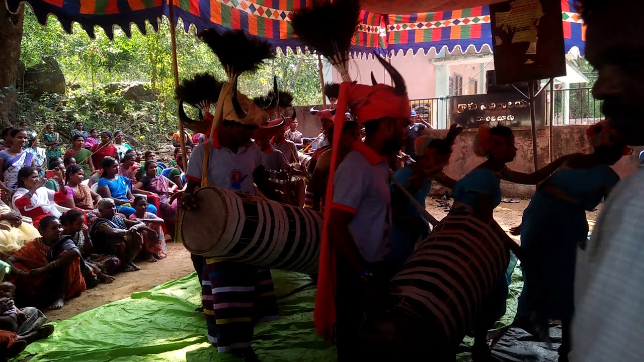Kommu dance, tribal culture - YouTube
