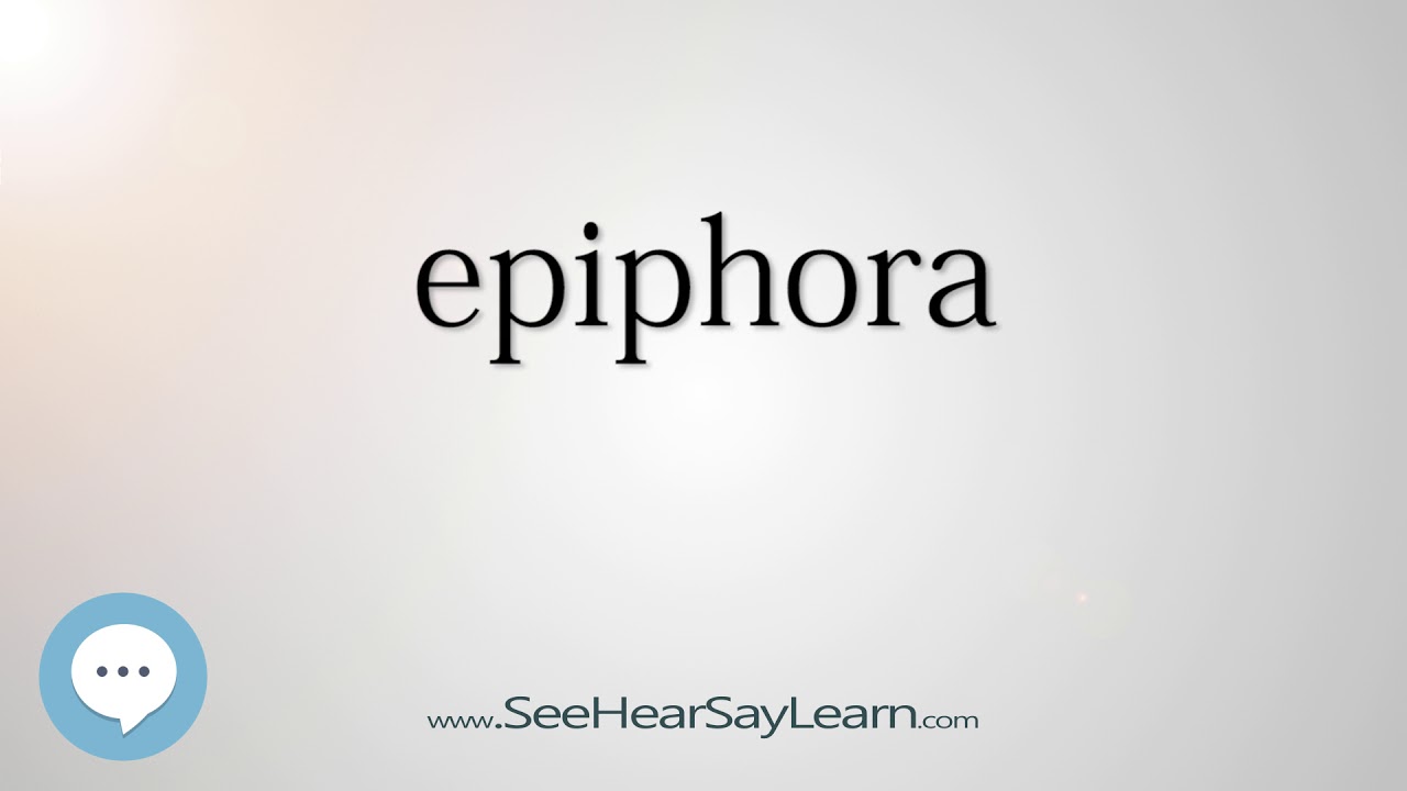 epiphora - Smart & Obscure English Words Defined 🗣🔊 - YouTube
