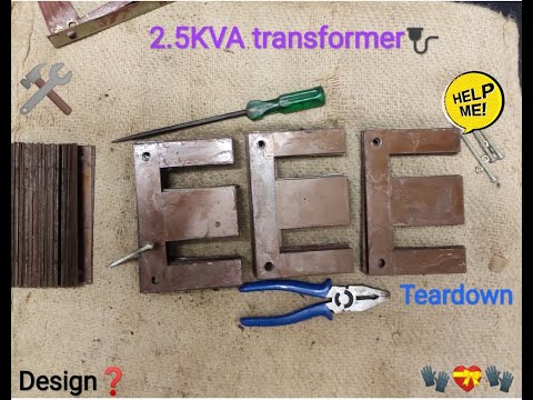 🔌2.5KVA  230v/120v stepdown transformer teardown/disassembling,🔨🔧🛠