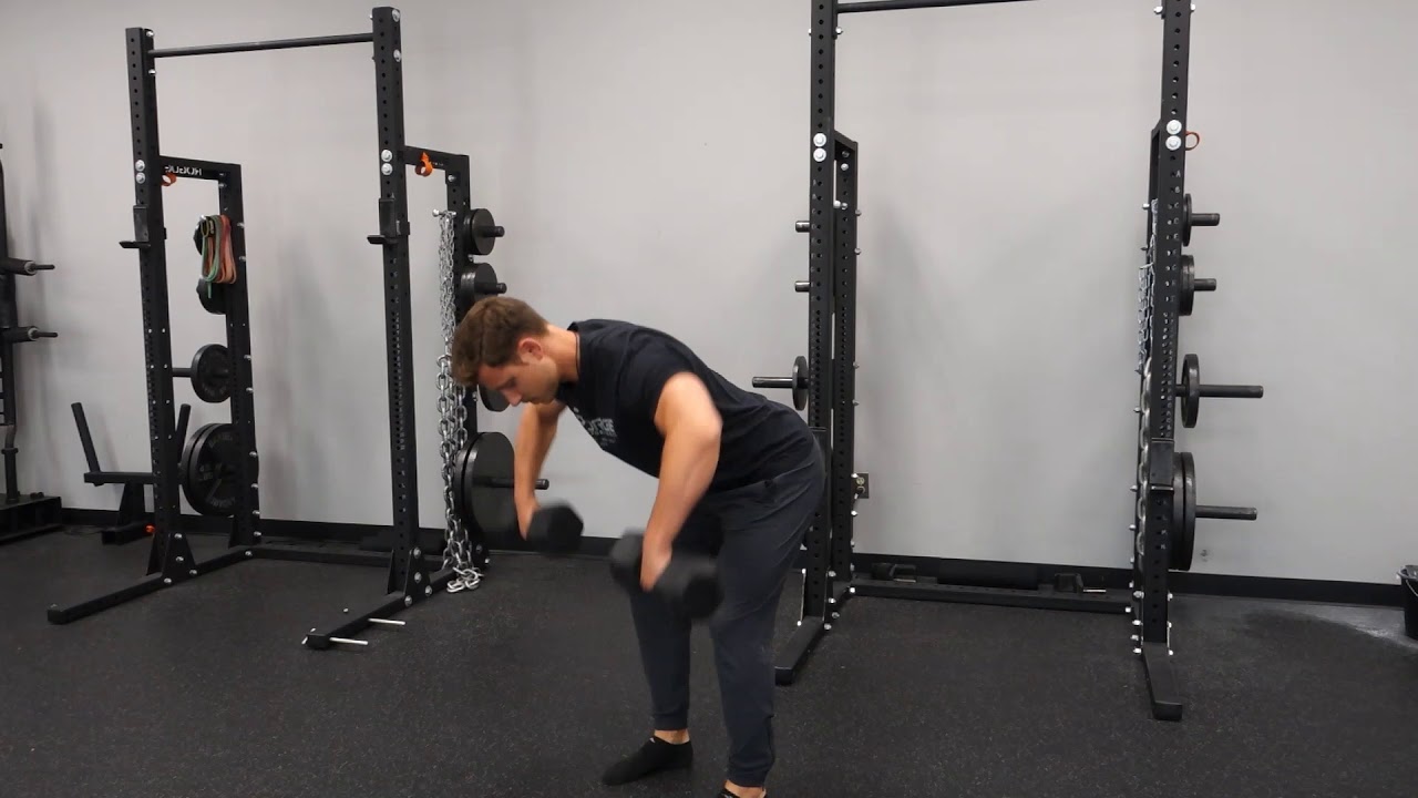 Bent Over DB High Row - YouTube