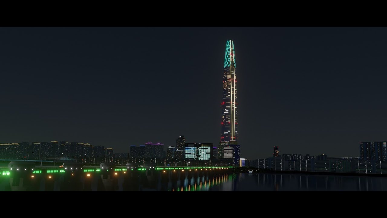 Blender eevee car animation in Seoul! - YouTube