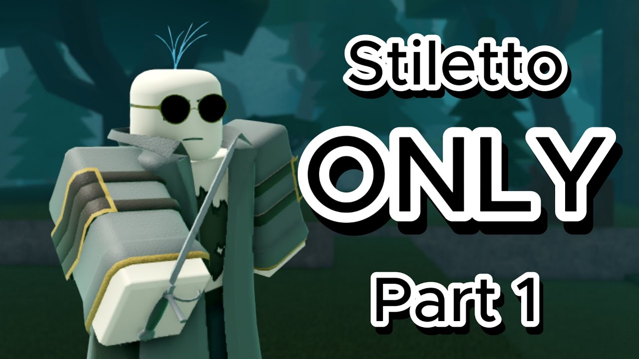 Beating Deepwoken ONLY using a Stiletto - Part 1 - YouTube