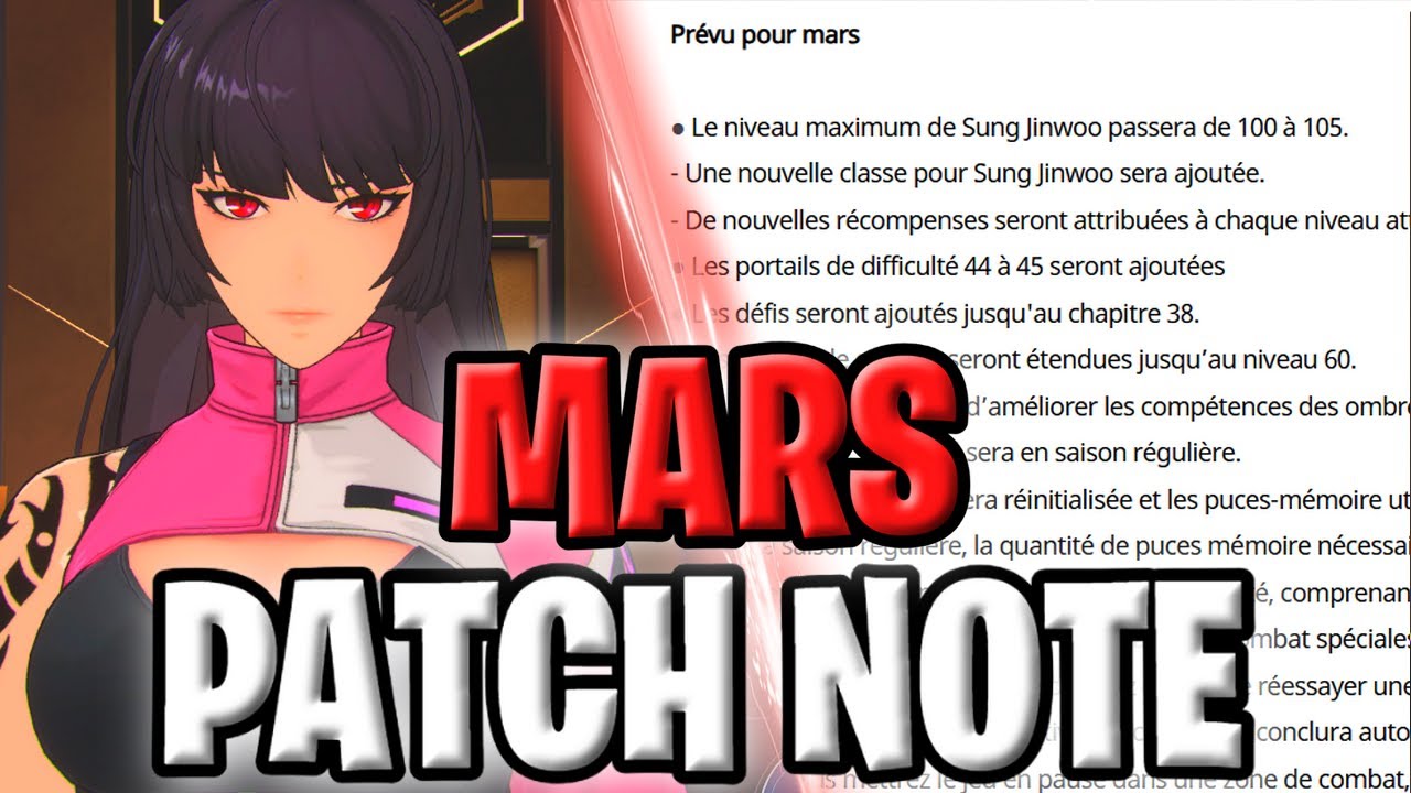 SOLO LEVELING ARISE : PATCH NOTE MARS - NETMARBLE NOUS RÉGALE AVEC DE ...