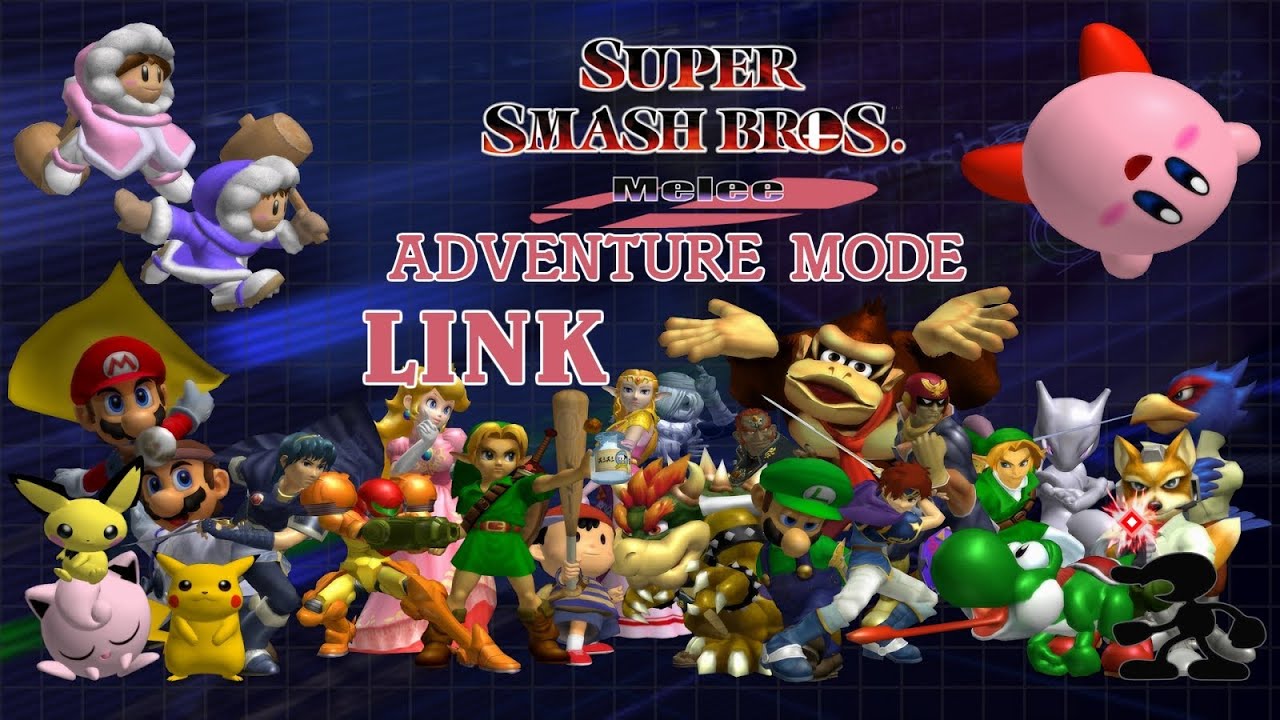 Super Smash Bros Melee: Let's Play Adventure Mode Episode 2 - Link ...