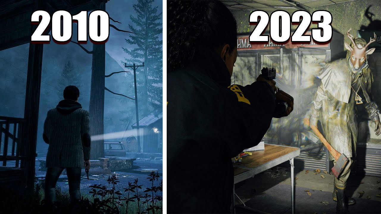 Alan Wake Remastered Vs Alan Wake II | Direct Comparison - YouTube