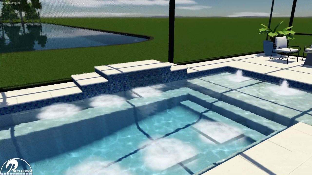 Keeling Swimming Pool (Descent at Back of Pool #2) - Patio Pools - YouTube