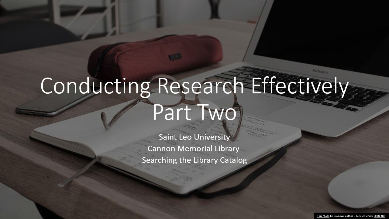 Conducting Effective Research PT2 - YouTube