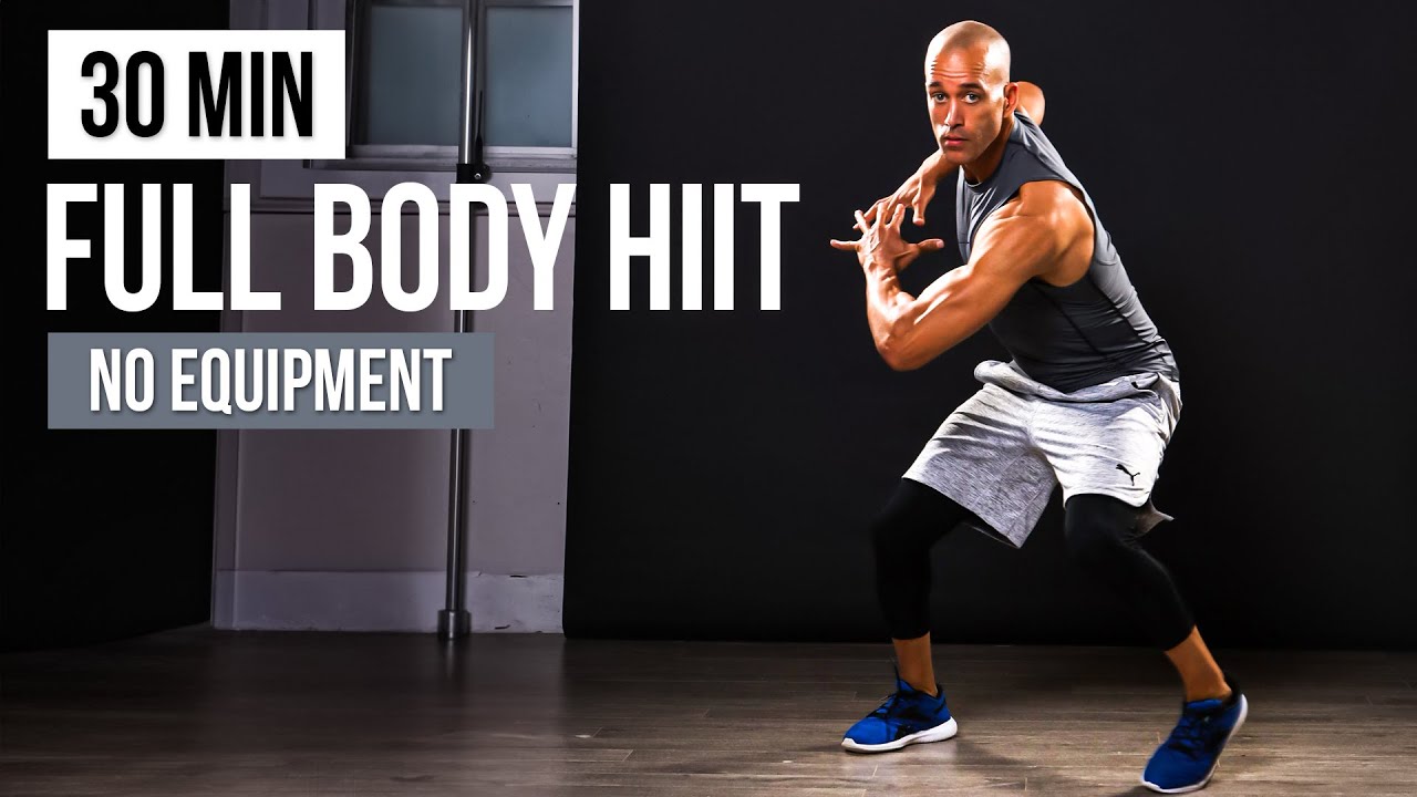30 Minute HIIT Workout | Full body | No Equipment - YouTube