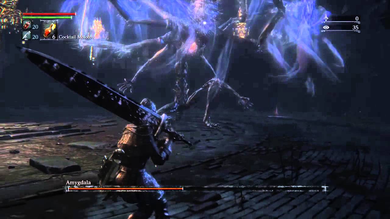 Bloodborne [PS4] - Defiled Chalice Dungeon - Amygdala The Great One ...