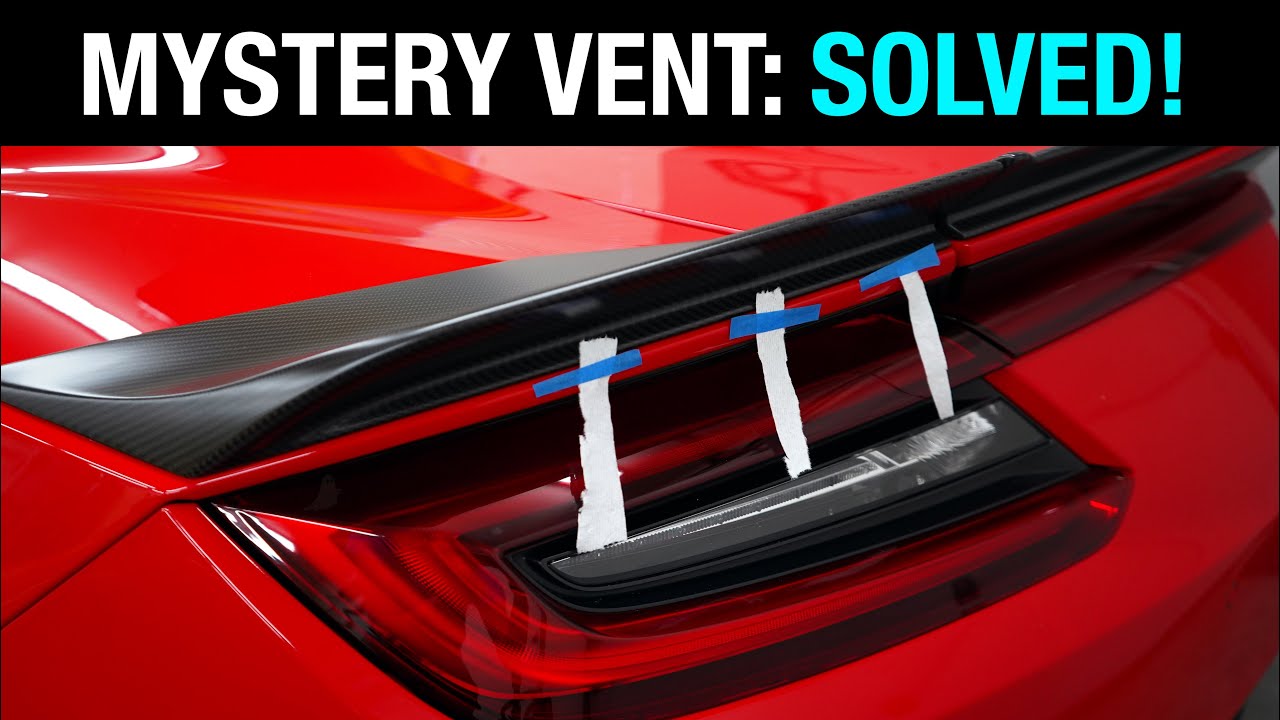 NC1 Acura NSX Tail Light Vent Mystery Solved! - YouTube