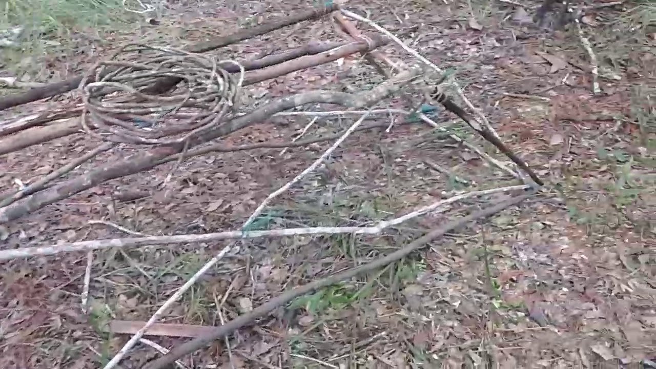 Bushcraft boats, trial and error - YouTube