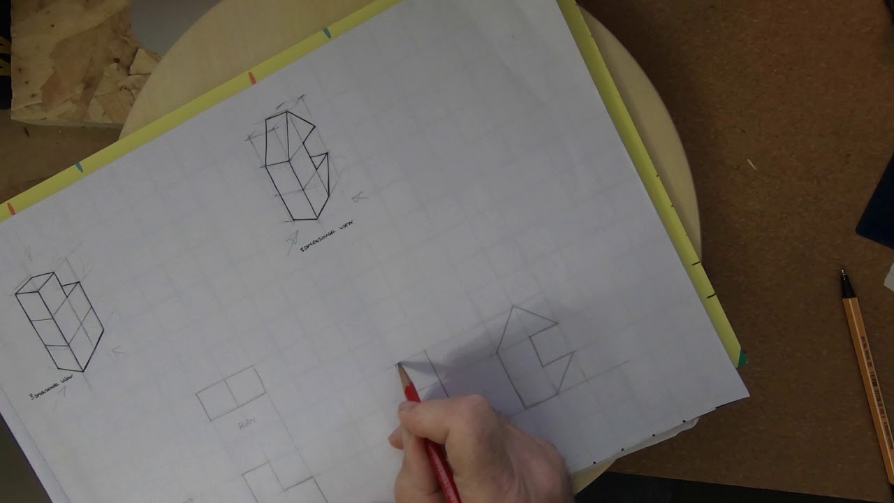 Orthographic Sketch Manual 2 - YouTube