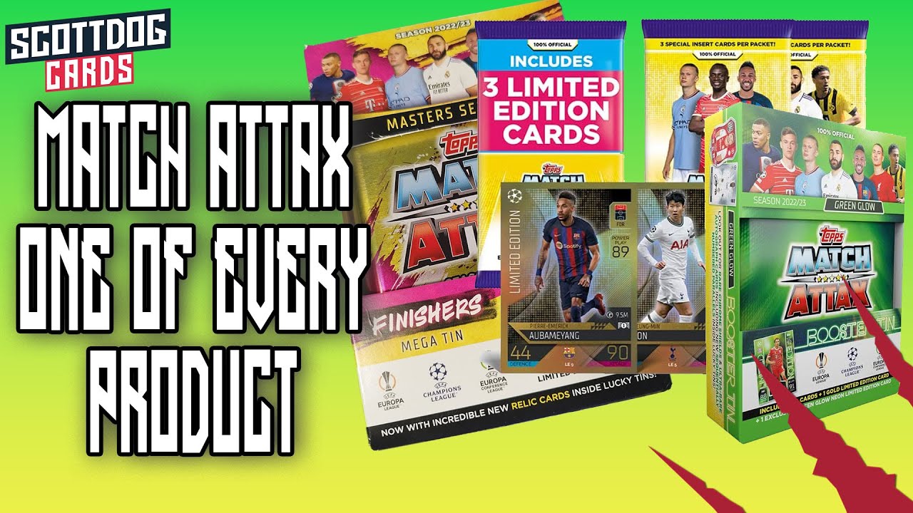 Opening Megapacks, Multipacks, Mega Tins & Booster Tins. Match Attax 22 ...