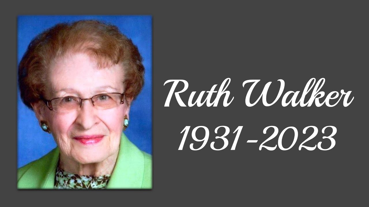 Celebrating The Life Of Ruth Walker (1931-2023) - YouTube