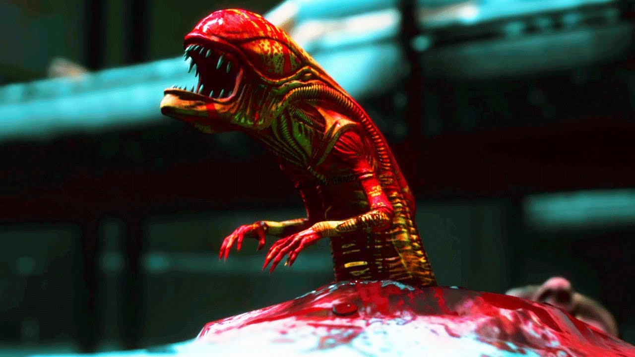 AN ALIEN BURST OUT OF MY CHEST. - Alien Damnation - YouTube