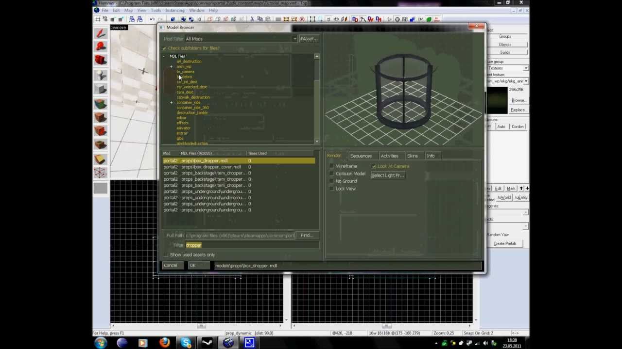 Portal 2 Authoring Tools - Cube and Gel Droppers Tutorial [German ...