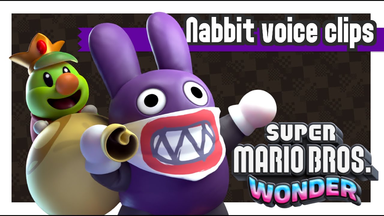 Super Mario Bros. Wonder - Nabbit Voice Clips - YouTube