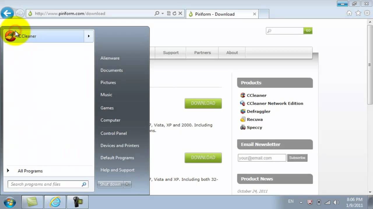 What is ccleaner piriform - lopwb