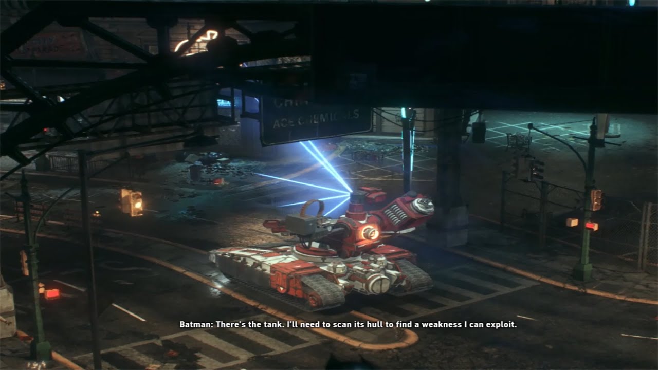 Batman Arkham Knight Enter Cobra Tank Walkthrough - YouTube