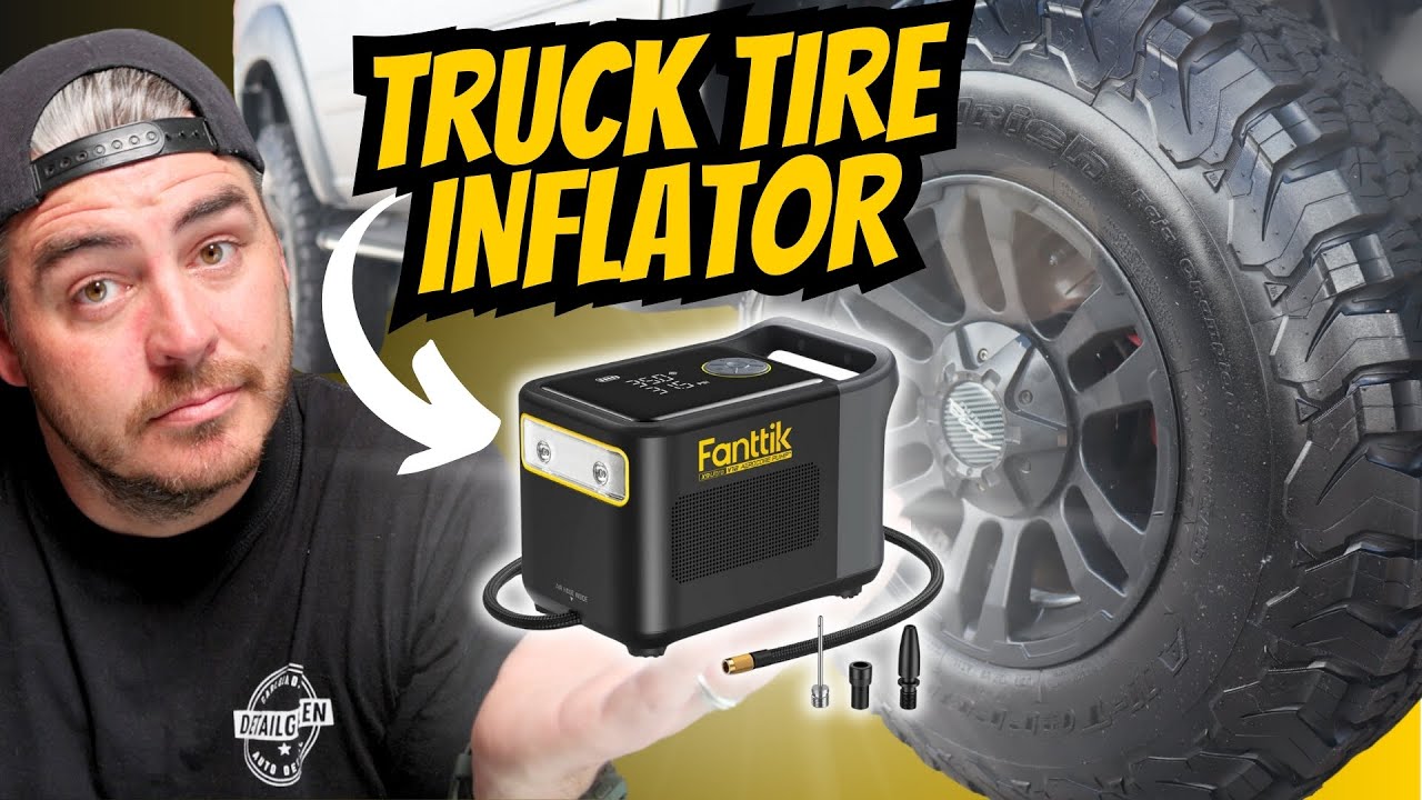 Tire Inflator made for Trucks! FANTTIK X9 ULTRA CORDLESS TIRE INFLATOR ...