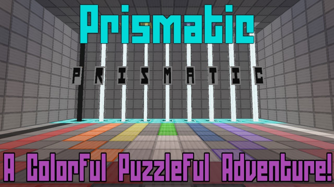 Minecraft: Prismatic - 01 A colorful puzzle! - YouTube