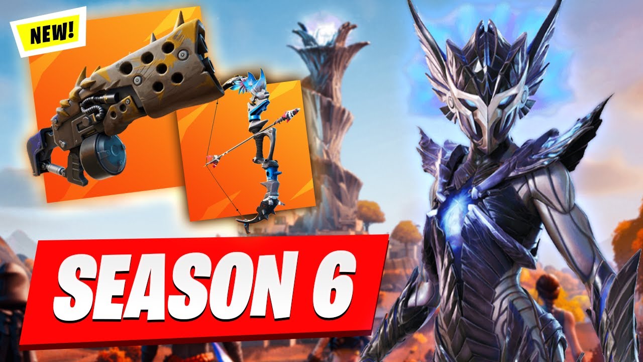 FORTNITE SEASON 6 FULL BATTLE PASS UNLOCKED! ITEM SHOP UPDATE COUNTDOWN ...