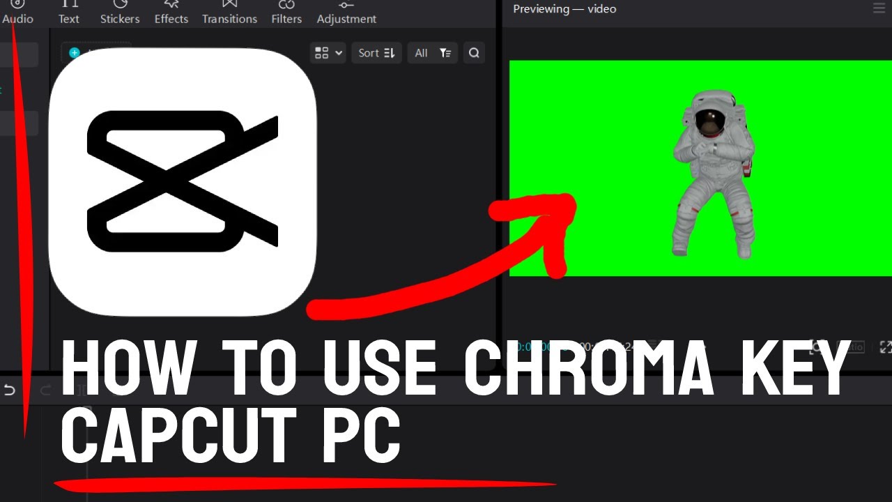 Chroma Key Capcut PC - Tutorial For Beginners - YouTube