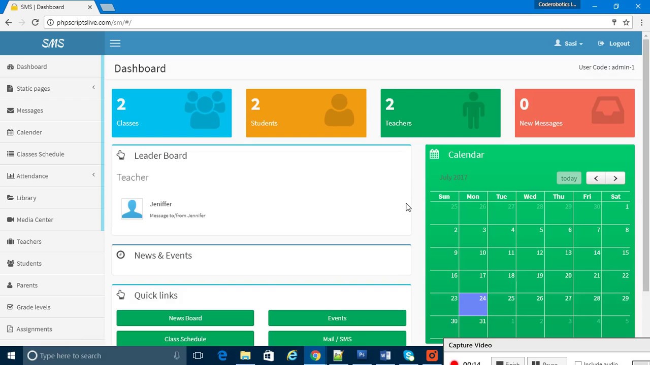 Multi language School Software - YouTube
